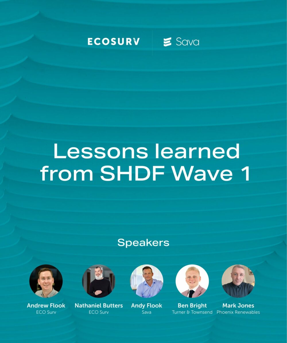 Lessons learned from SHDF Wave 1 - ECO Surv